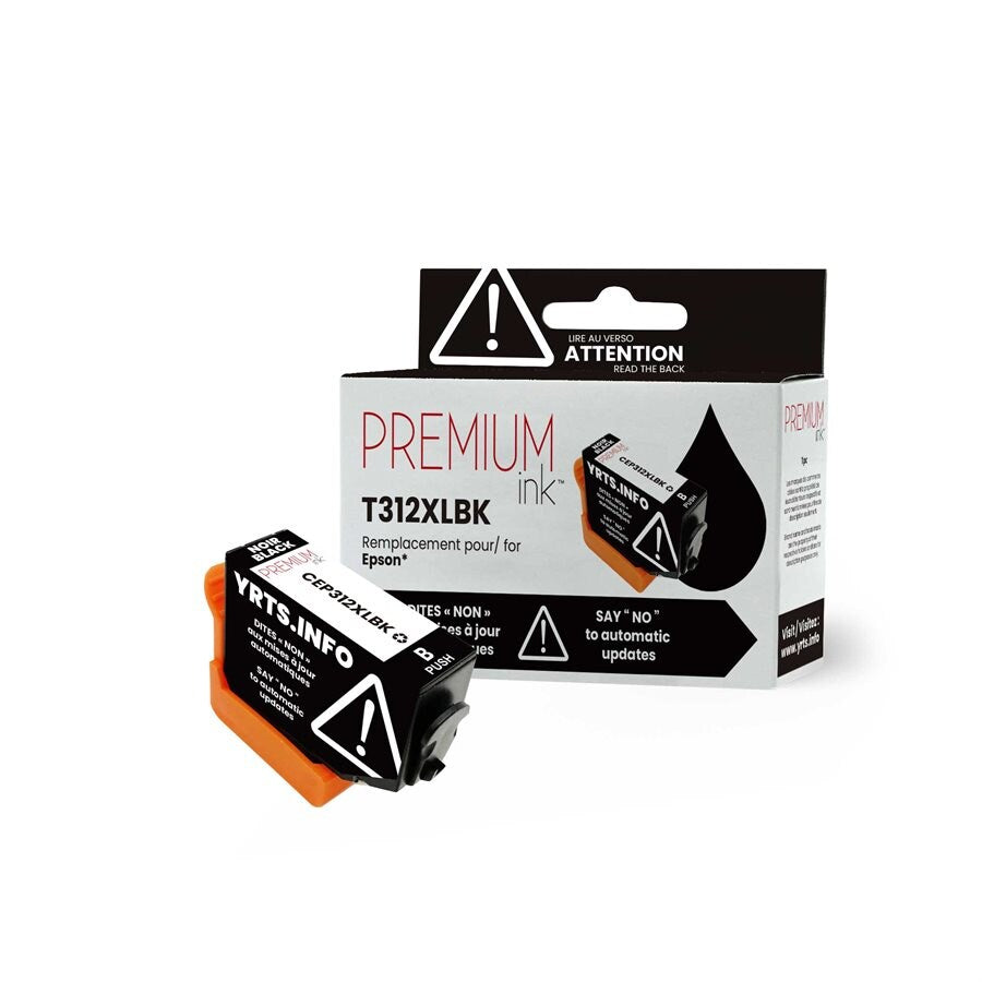 Epson 312XL Remanufactured High Yield Black Ink Cartridge (T312XL120 ...